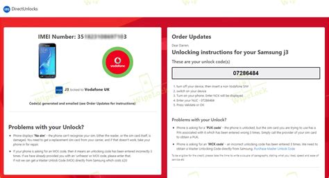 Image result for Vodafone Sim Lock Code