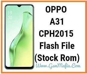 Image result for Oppo A31 Flash File