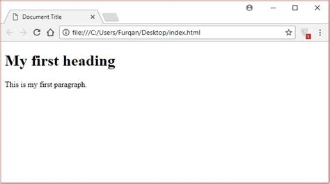 Image result for HTML File as a Web Page
