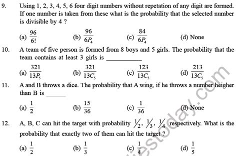 Image result for Probability JEE
