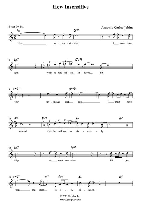 Image result for How Insensitive Song