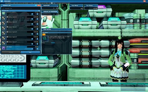 Image result for PSO2 Sell Shop