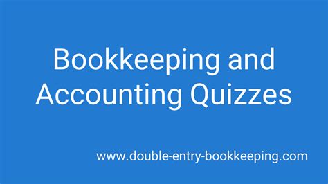 Image result for Bookkeeping Practice Test