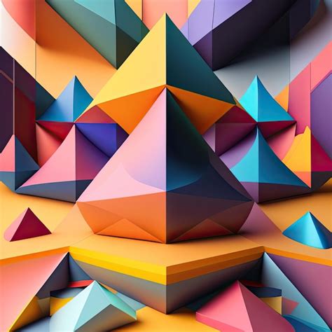 Image result for Triangular 3D Shapes