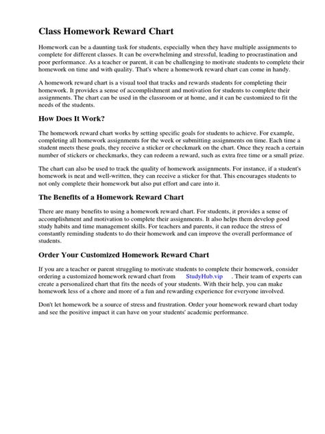 Image result for Homework Reward System