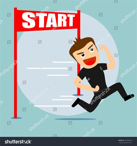 Image result for StartingLine Cartoon