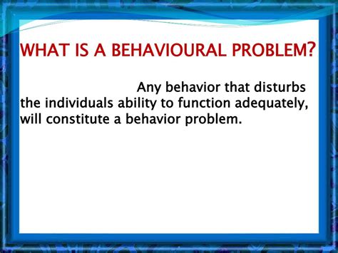 Image result for Behavioural Problems