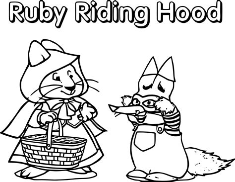 Image result for Max and Ruby Little Red Ruby Riding Hood