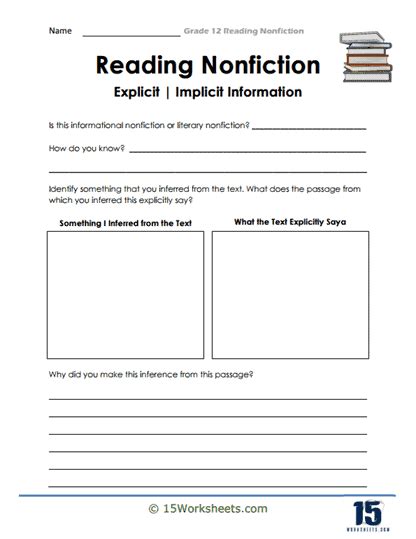 Image result for Reading Comprehension Worksheets Grade 12