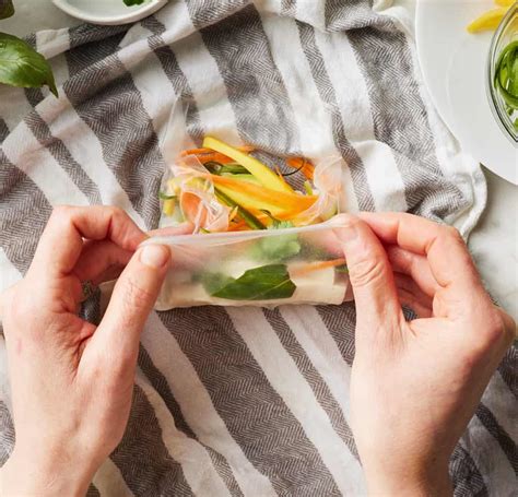 Image result for How to Roll Fresh Spring Rolls