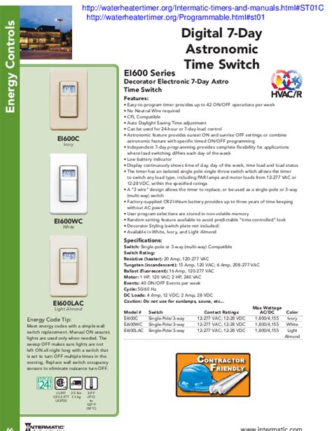 Image result for Intermatic ST01 Instructions