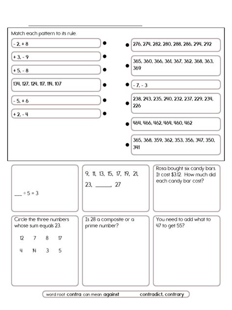 Image result for Math Worksheets GRE 4