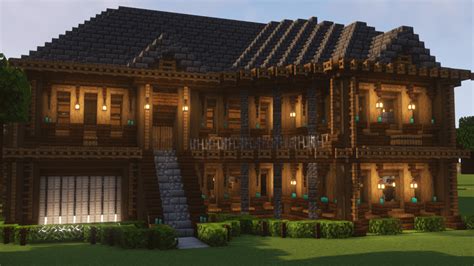 Image result for Wood Mansion Minecraft Tutorial