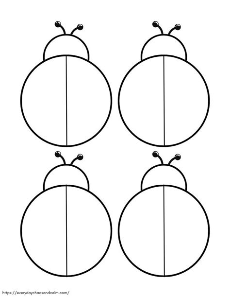 Image result for Free Printable Ladybug Pattern