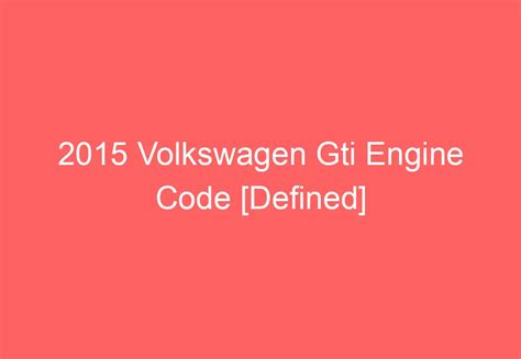 Image result for VW Engine Codes Fault Code