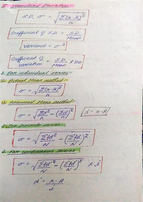 Image result for Statistics. All Formulas