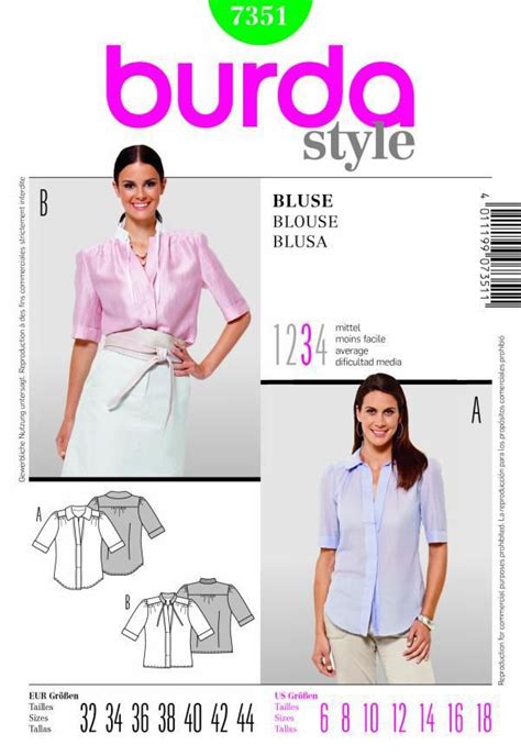 Image result for Burda Pattern Size Chart