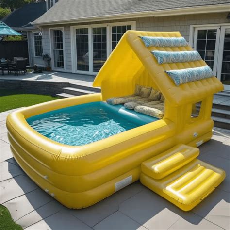 Image result for Pool Inflatable House