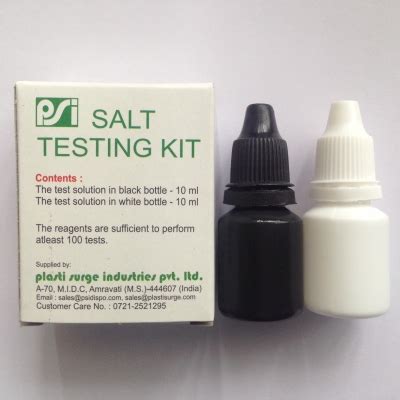 Image result for Salt Test Kit