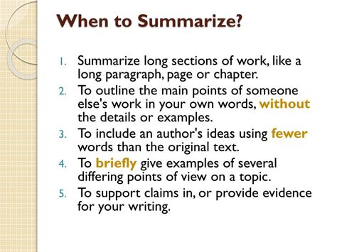 Image result for Summarizing PowerPoint