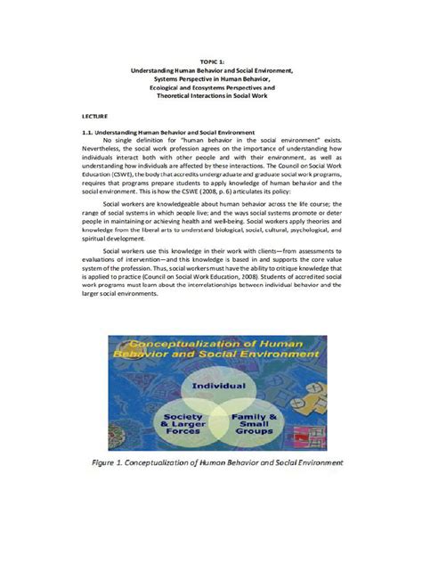 Human Behavior and Social Environment | PDF