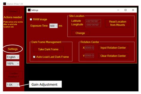 Image result for iOptron Polar Alignment Software