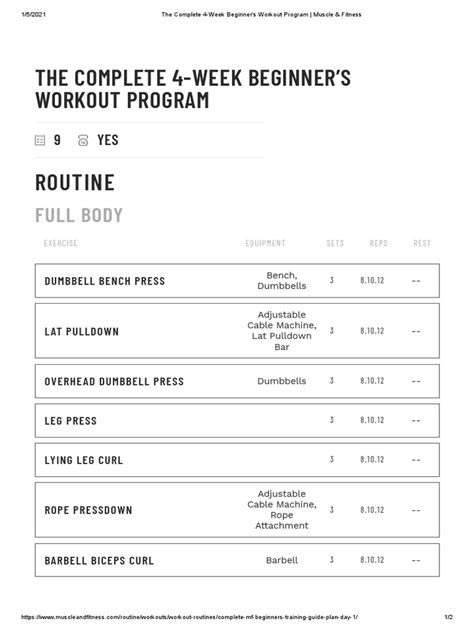 Image result for 4 Week Beginner Strength Program