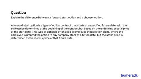 Image result for Forward Starting Option