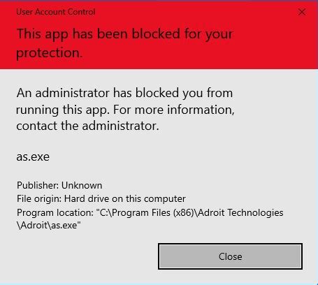 Image result for Windows Defender Blocking Application