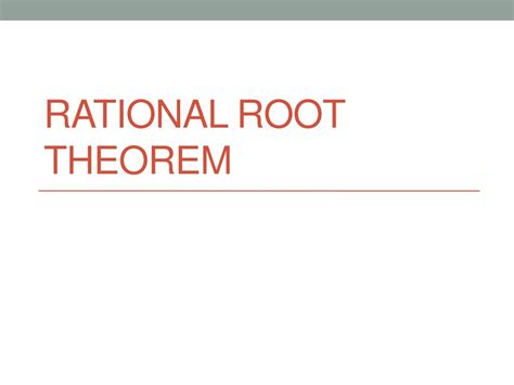 Image result for Rational Root Theorem