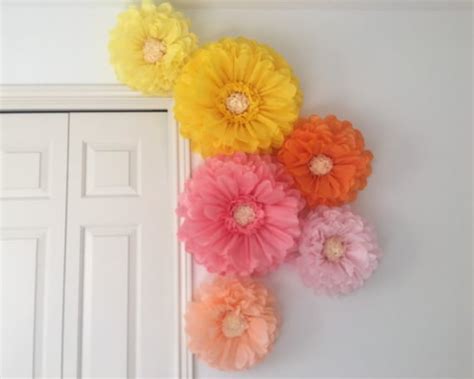 Image result for Large Tissue Paper Daisy Tutorial