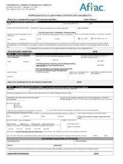 Image result for Continuing Disability Claim Form