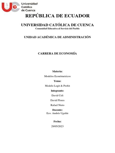 Image result for Modelo Probit Y Logit