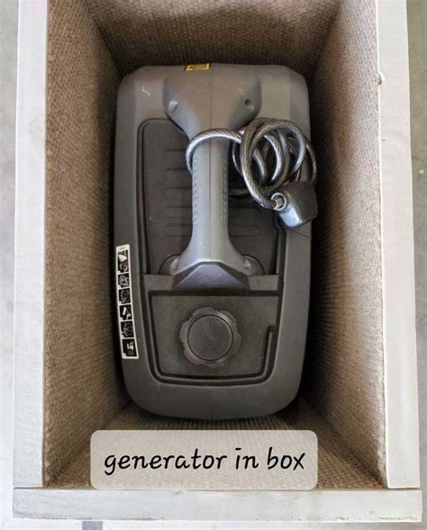 Image result for Portable Generator Storage Box