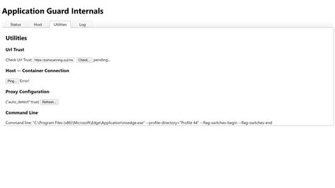 Image result for Microsoft Edge Application Guard Command Line
