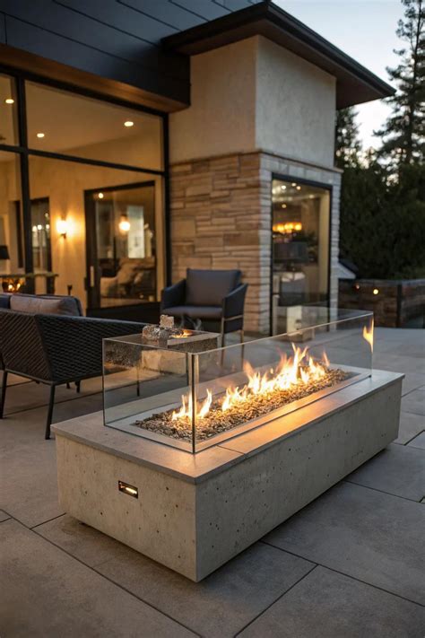 6+ Stylish Rectangular Fire Pit Ideas for Your Home