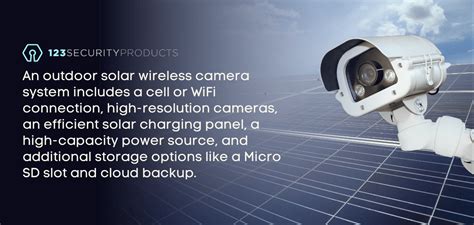 Image result for Solar Powered Wireless Security Camera System