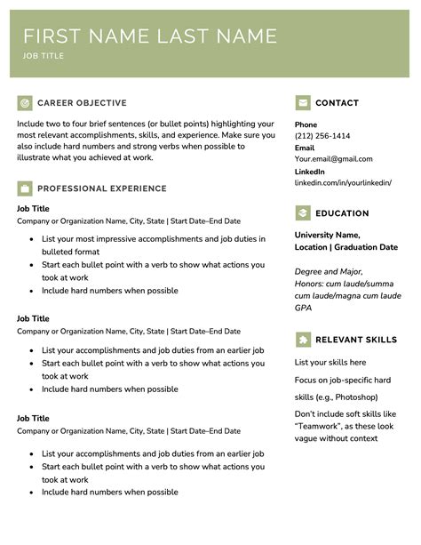 Image result for Printable Resume Format:PDF