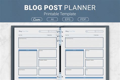 Image result for Free Download Printable Blog Post Planner