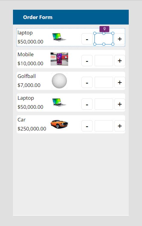 Image result for Power Apps Cart Layout Tutorial