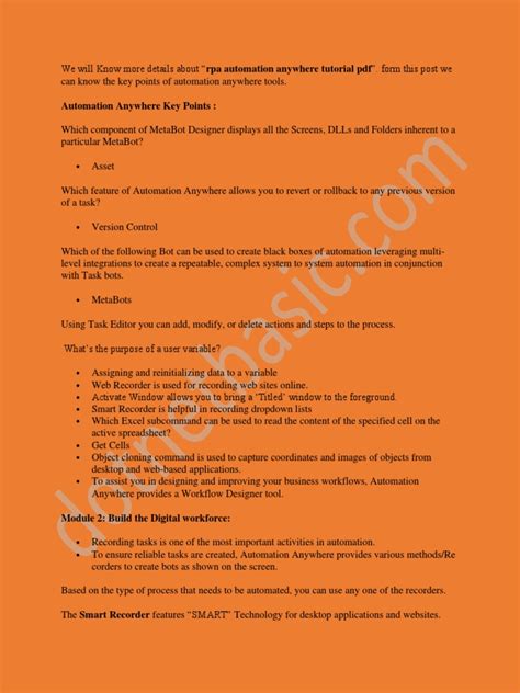 Image result for Automation Anywhere Merge PDF