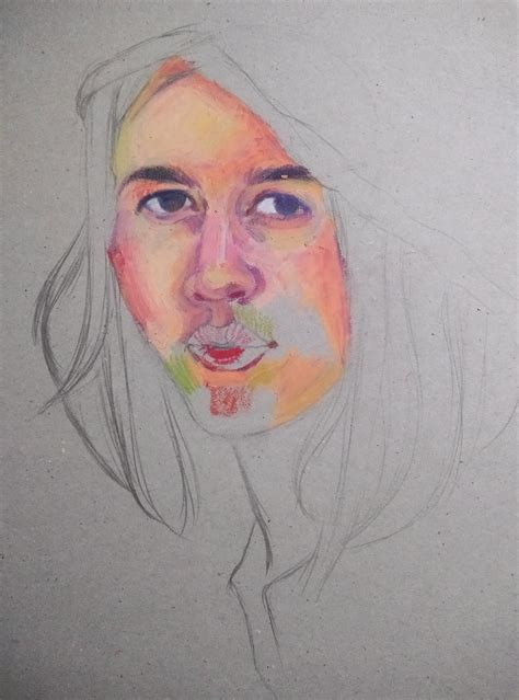 Image result for Portrait Tutorial in Oil Pastels