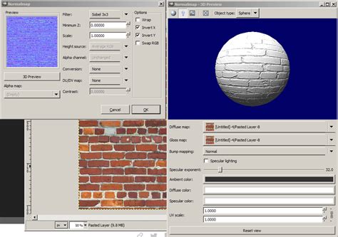Image result for GIMP Normal Map. Filter