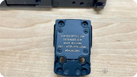 Vortex Defender CCW Red Dot Mounting Guide
