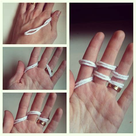 Image result for Finger Knitting Patterns