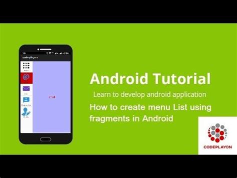 Image result for Android Studio Faire Un Menu Avec Items