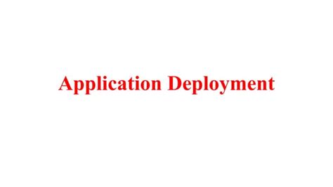 Image result for Application Deployment