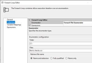 Image result for SSIS 2019 How to Check for File