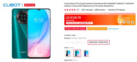 Image result for Cubot Note 20 Pro