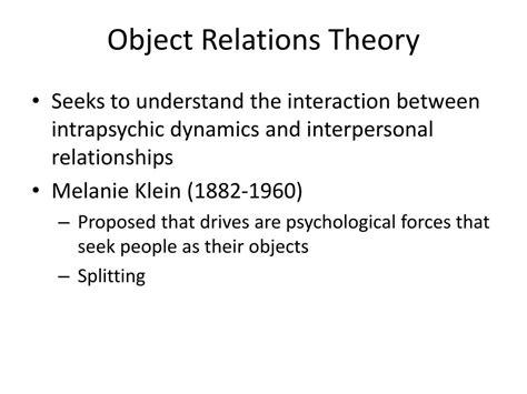 Image result for Object-Relations Theory